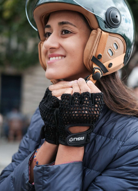 Tandem Light bicycle helmet with visor - Marko